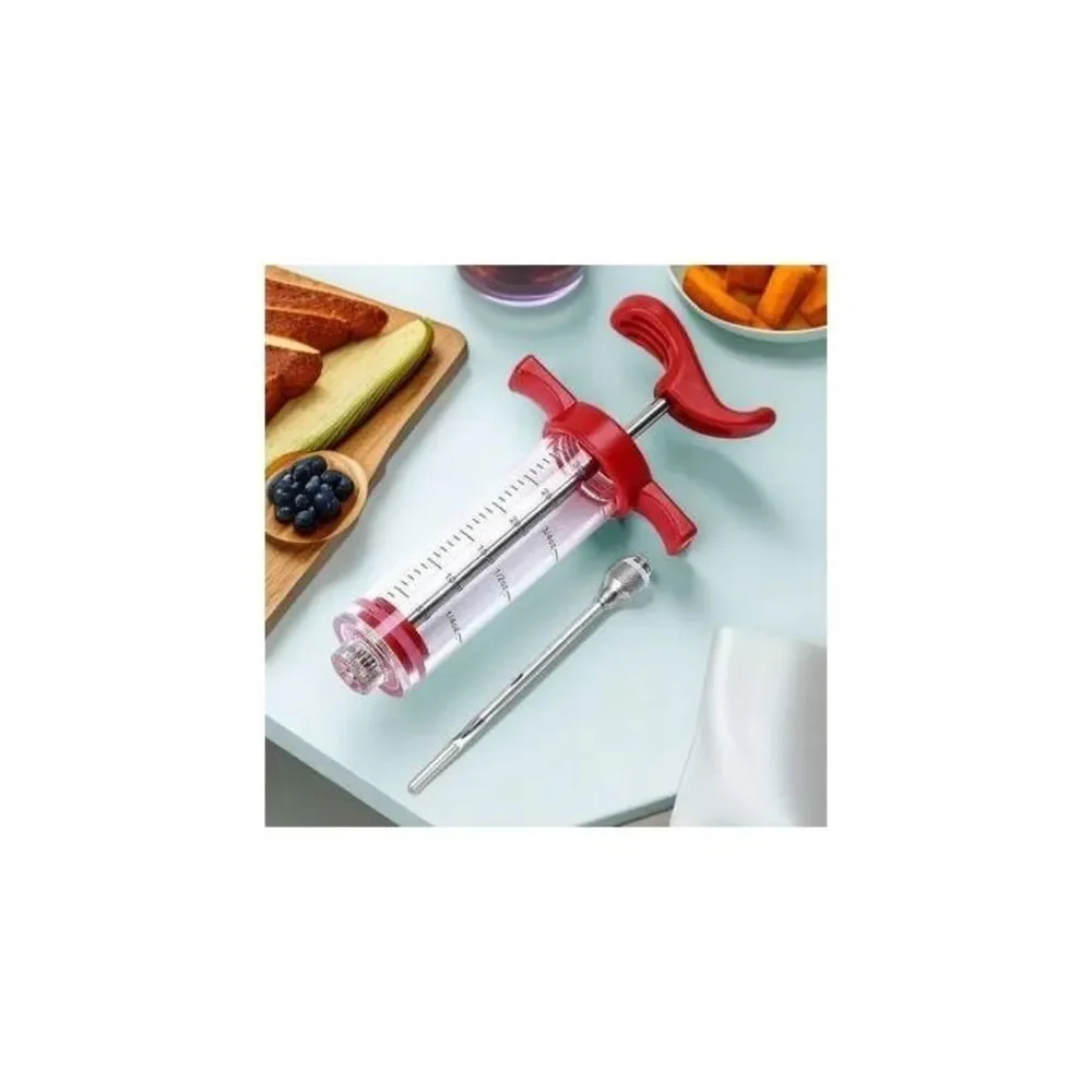 Kitchen | 3 For 12 Sale Red Marinade Injector Syringe For Cooking And ...